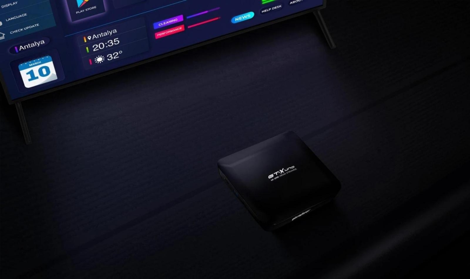 GloriaForce GT-X Uno Android IPTV Set Top Box | Androidkastje.nl